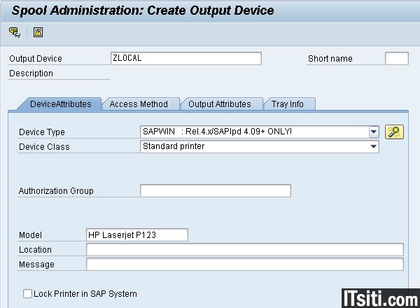 Setup & Configure Printer in SAP
